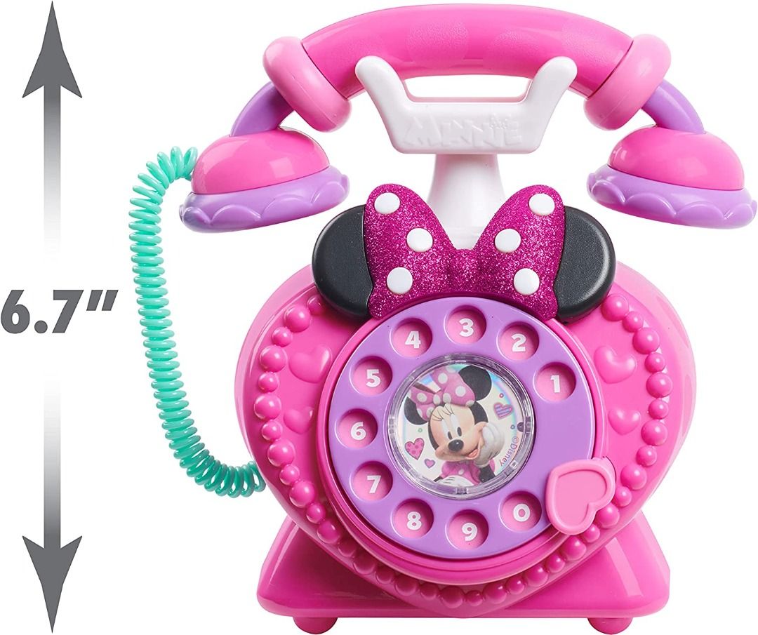 (READY STOCK) Disney Junior Minnie Mouse Ring Me Rotary Phone with ...