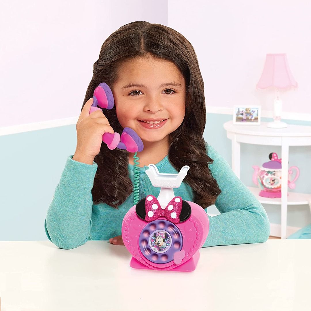 (READY STOCK) Disney Junior Minnie Mouse Ring Me Rotary Phone with ...