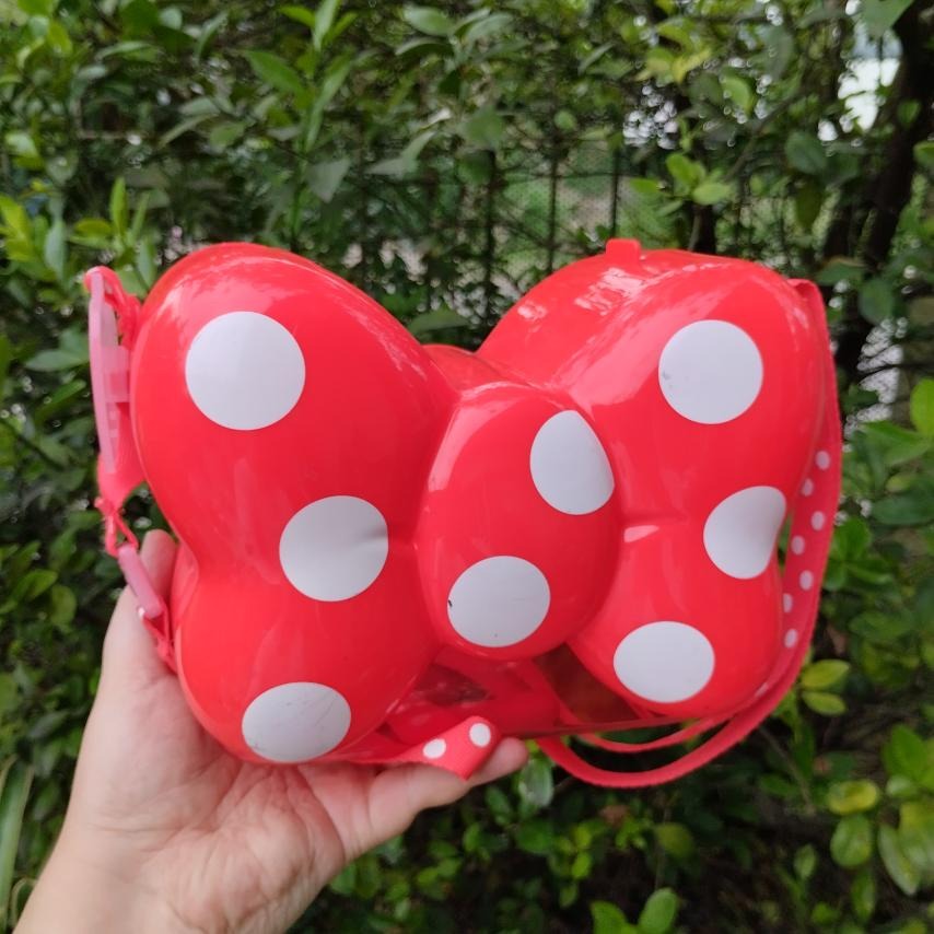 Disney Minnie Mouse Ribbon Popcorn Bucket, Hobbies & Toys, Toys & Games ...