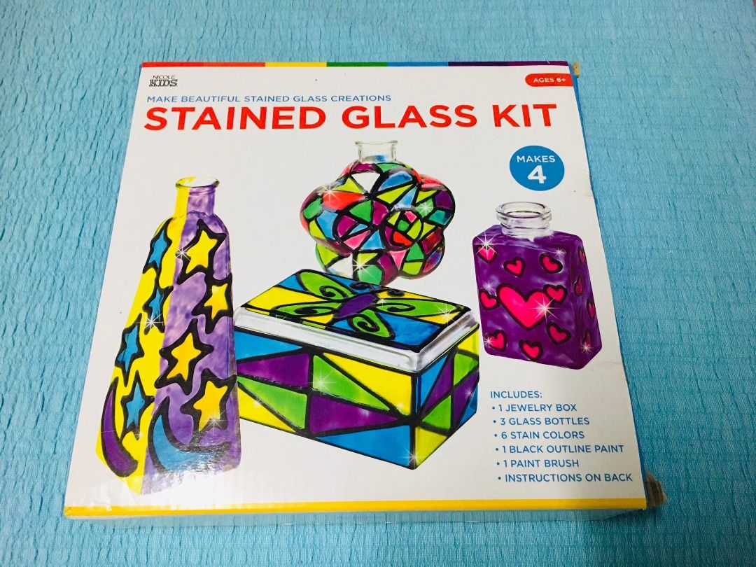 DIY Kit - Stained Glass Kit Craft Connection by Nicole Kids, Hobbies ...