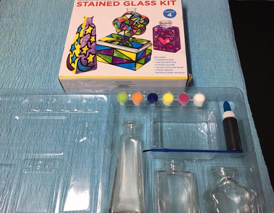 DIY Kit - Stained Glass Kit Craft Connection by Nicole Kids, Hobbies ...