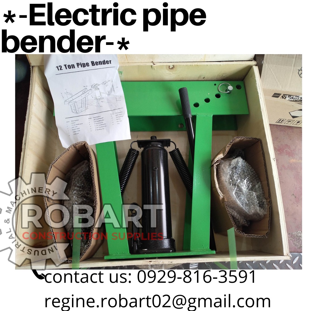 *-Electric pipe bender-*, Commercial & Industrial, Construction Tools ...
