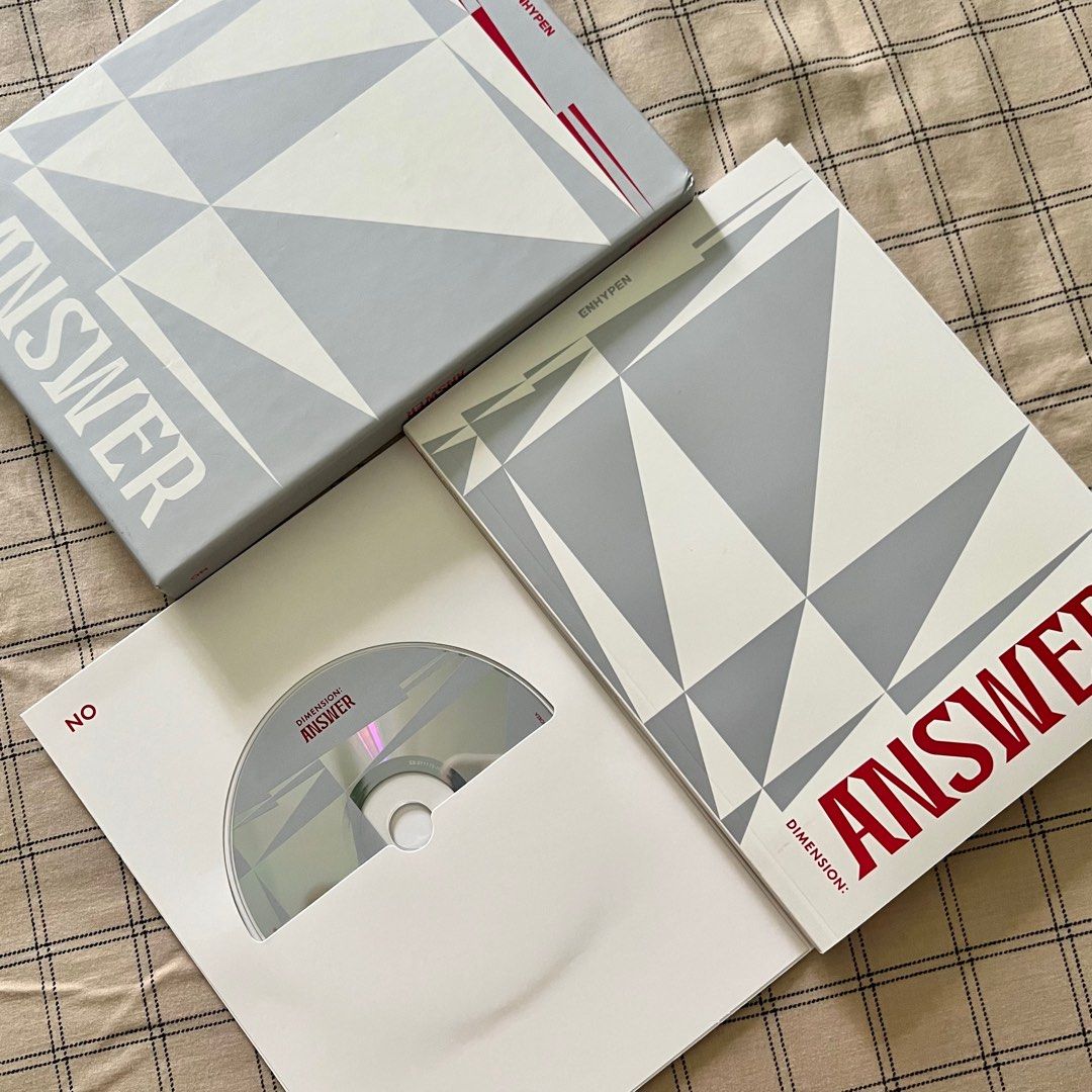 enhypen dimension : answer no ver. unselaed album, Hobbies & Toys ...
