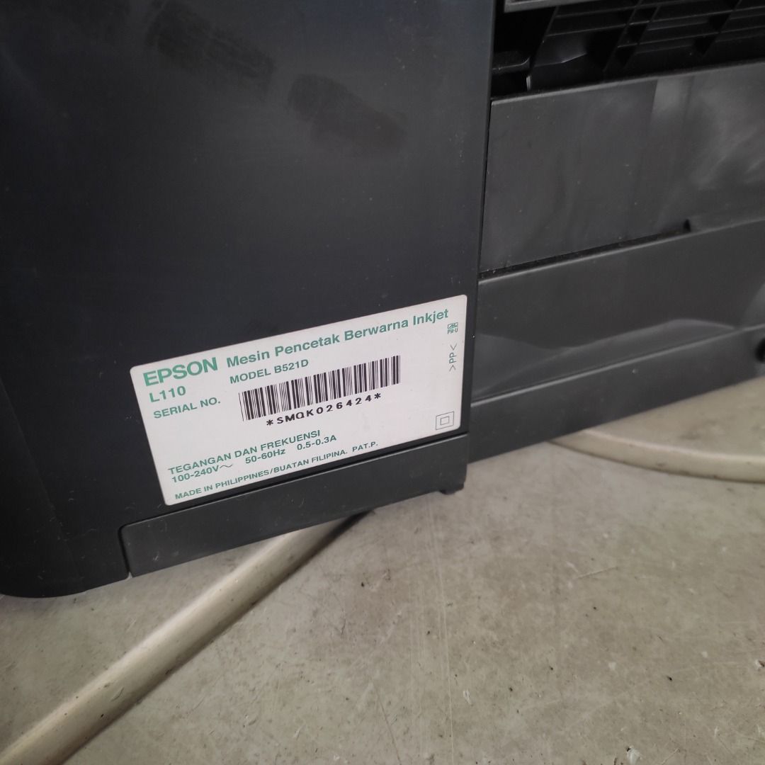 Epson L110 Printer, Computers & Tech, Printers, Scanners & Copiers on ...