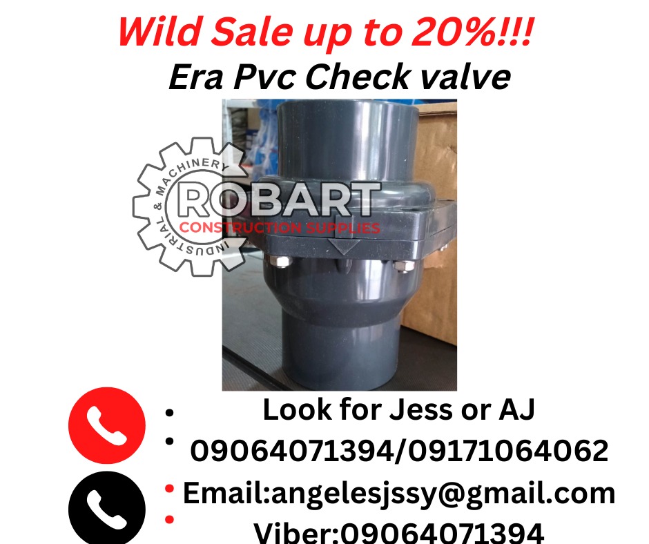 Era Pvc Check valve, Commercial & Industrial, Construction Tools ...