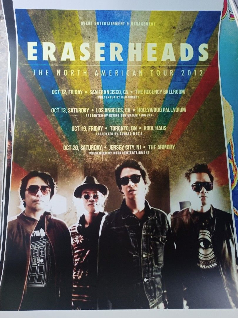 ERASERHEADS POSTERS FOR SALE, Furniture & Home Living, Home Decor, Wall ...