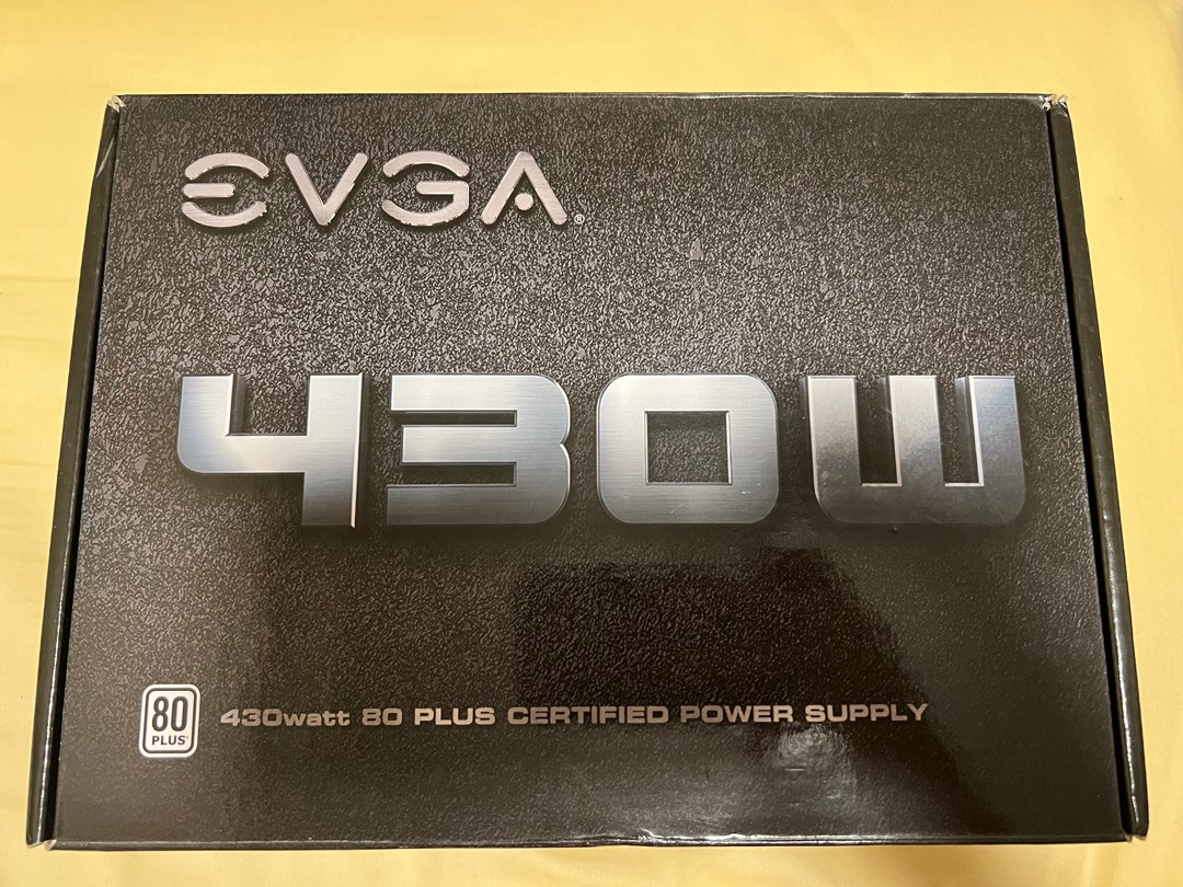EVGA 430W 80+ Power Supply PSU, Computers & Tech, Parts & Accessories, Computer Parts on Carousell