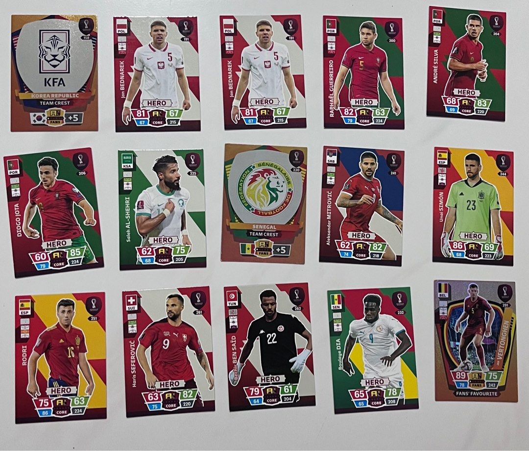 FIFA WORLD CUP COLLECTOR CARDS, Hobbies & Toys, Toys & Games on Carousell