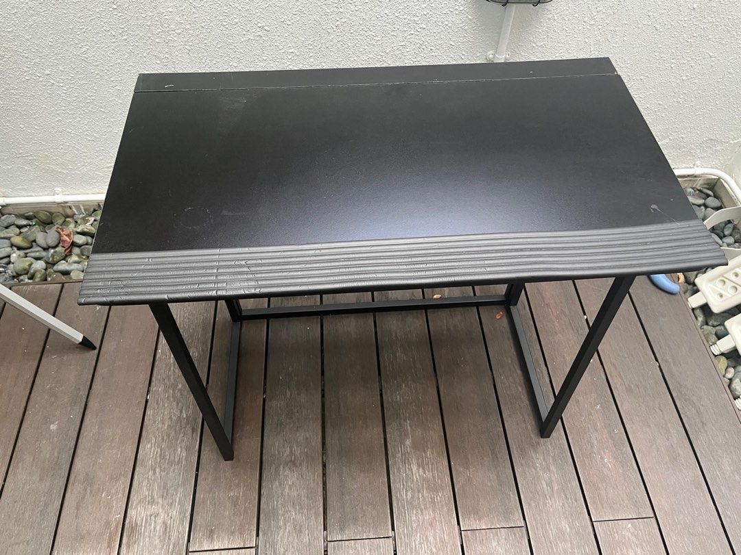 Foldable table for WFH, Furniture & Home Living, Furniture, Tables ...
