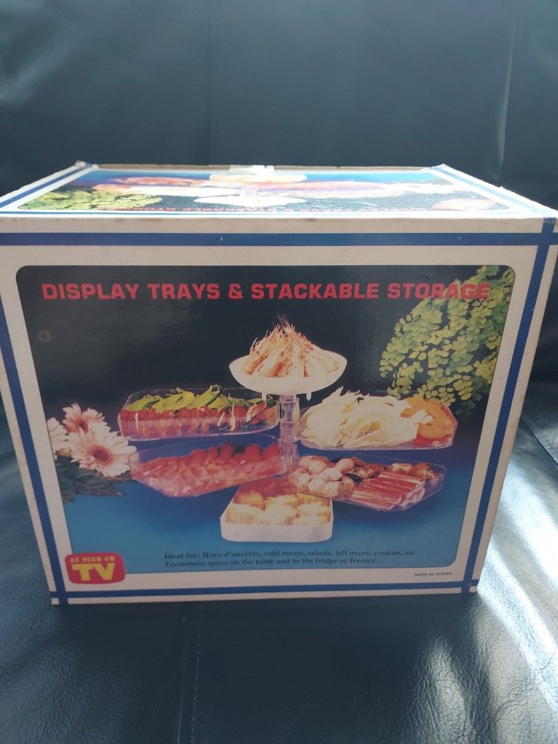 Food organiser/stacking trays for steamboat, Furniture & Home Living ...