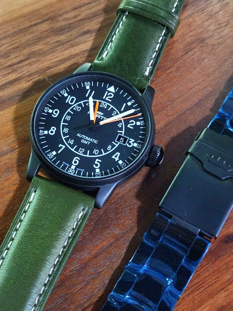 Fortis Flieger GMT (Black PVD), Luxury, Watches on Carousell