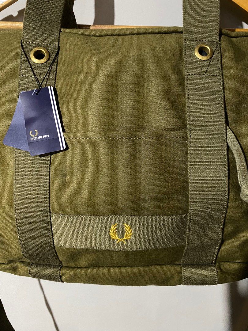 Fred Perry Military Bag, Men's Fashion, Bags, Sling Bags on Carousell