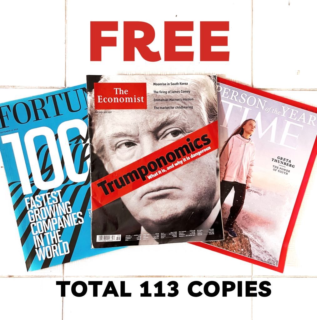 FREE MAGAZINES - The Economist, Time, Fortune, Hobbies & Toys, Books ...