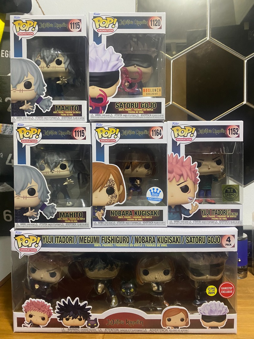 Funko Pop! Jujutsu Kaisen Mahito, Funko Pop! Jujutsu Kaisen Nobara ...