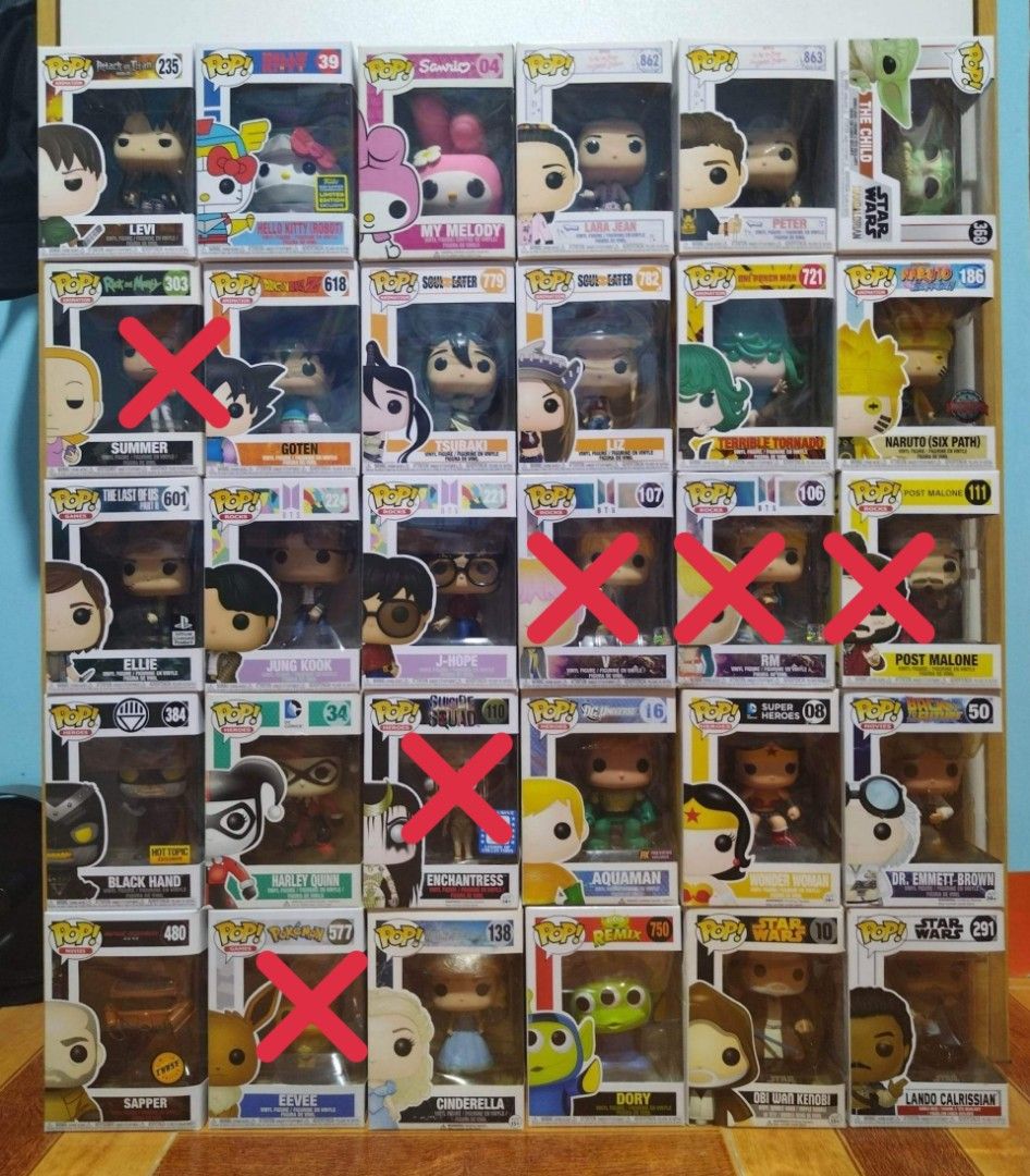 Funko Pop (Pop Animation, Games, DC, Rocks, Disneys, Starwars), Hobbies ...