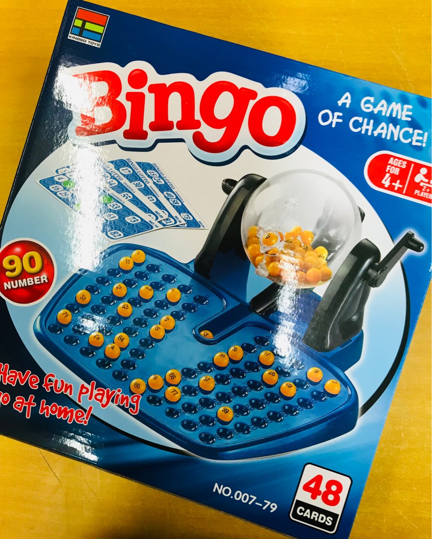 現貨‼️Funny Game Kingso Toys Bingo 賓果遊戲 搖獎機, 興趣及遊戲, 玩具 & 遊戲類 - Carousell