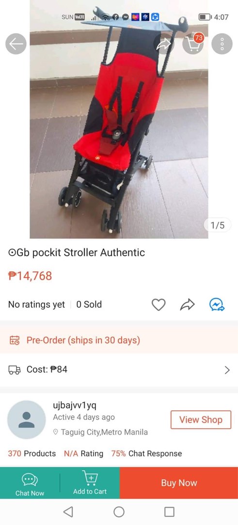 Gb pockit stroller 3500 only, original price 14k+., Babies & Kids ...