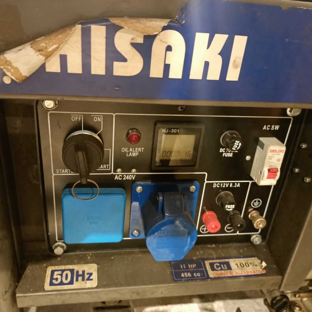 Generator genset HISAKI 50hz, Looking For on Carousell