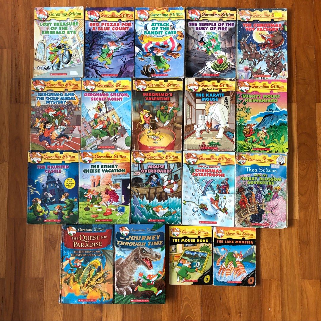 Geronimo Stilton Thea Stilton Diary of a Wimpy Kid story books suitable ...