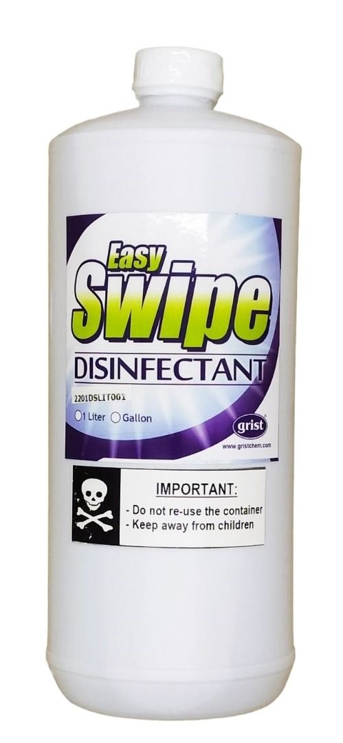 Grist Easy Swipe Disinfectant Liter / Gallon, Furniture & Home Living ...