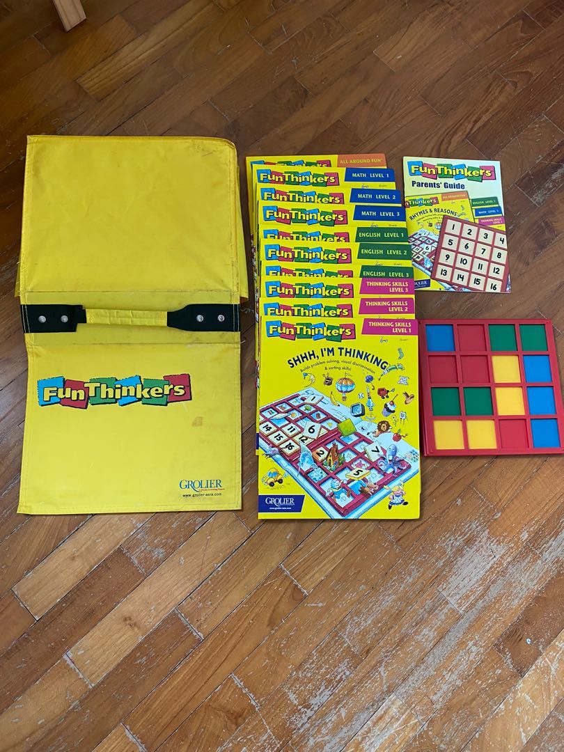 Grolier Fun Thinkers set, Hobbies & Toys, Books & Magazines, Children's ...