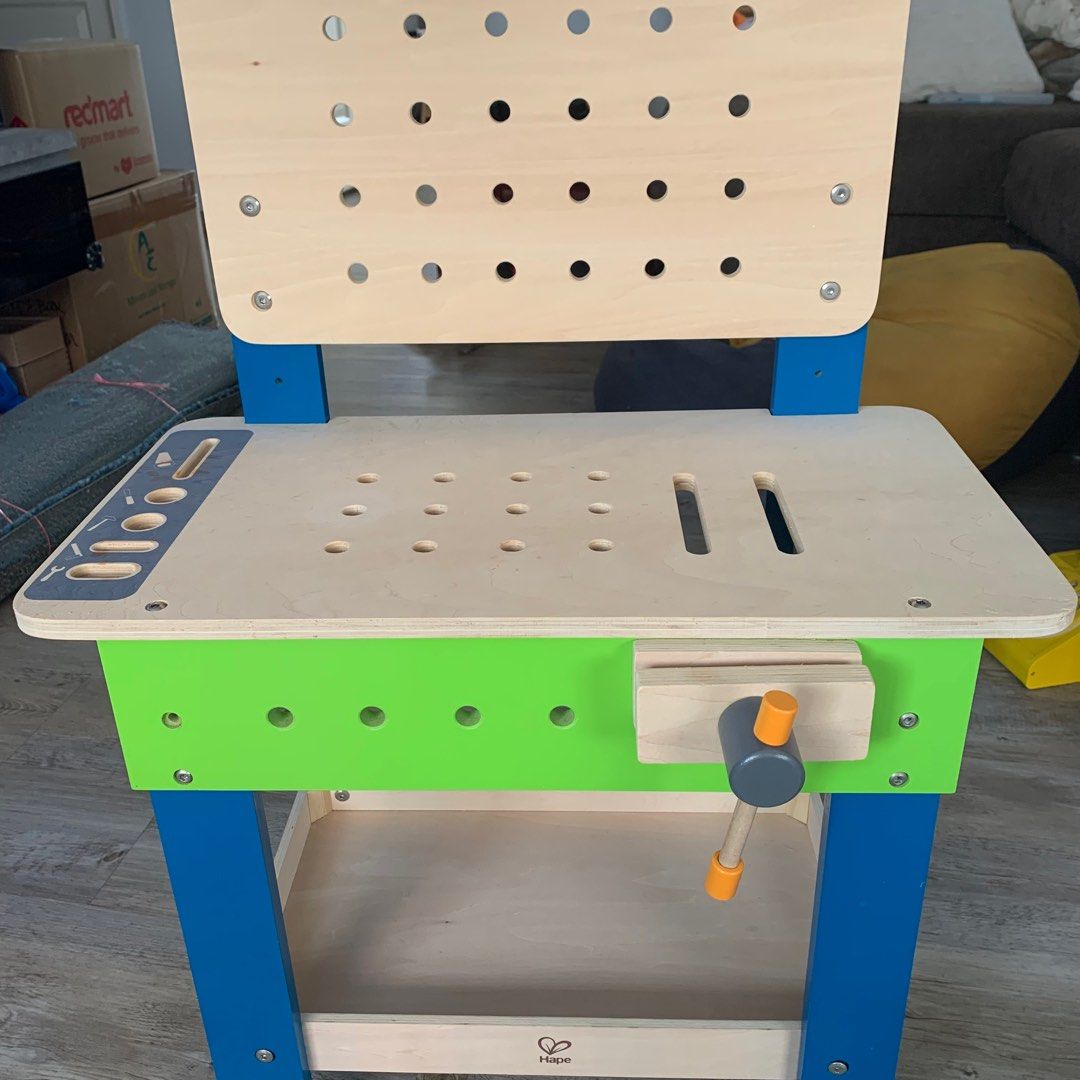 Hape Master Workbench, Hobbies & Toys, Toys & Games on Carousell
