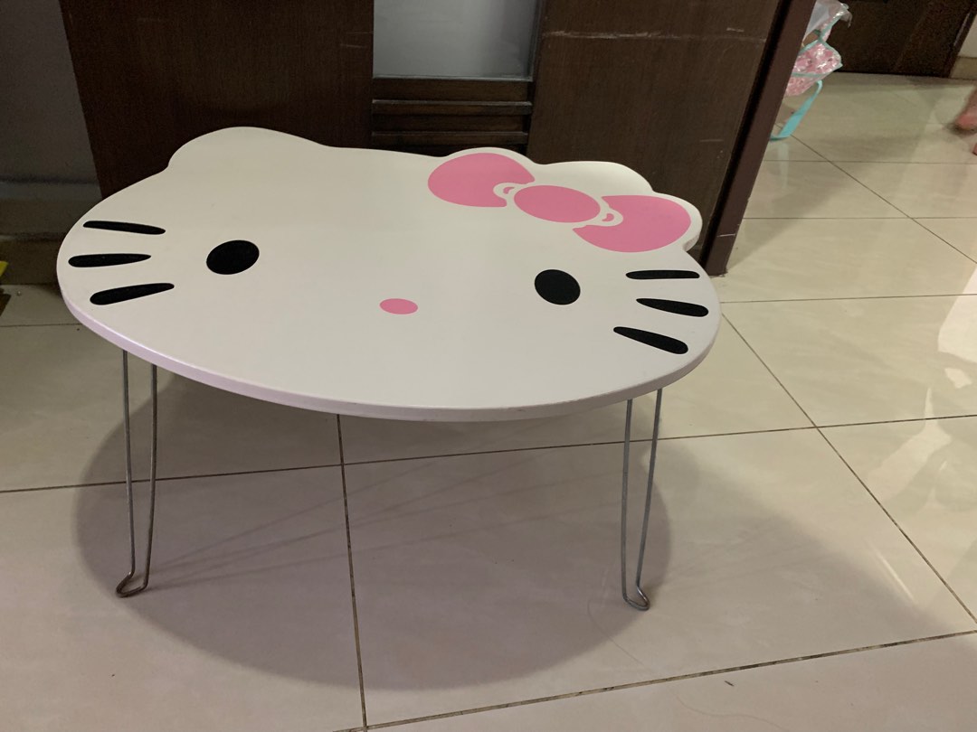 Hello kitty table, Furniture & Home Living, Furniture, Tables & Sets on ...
