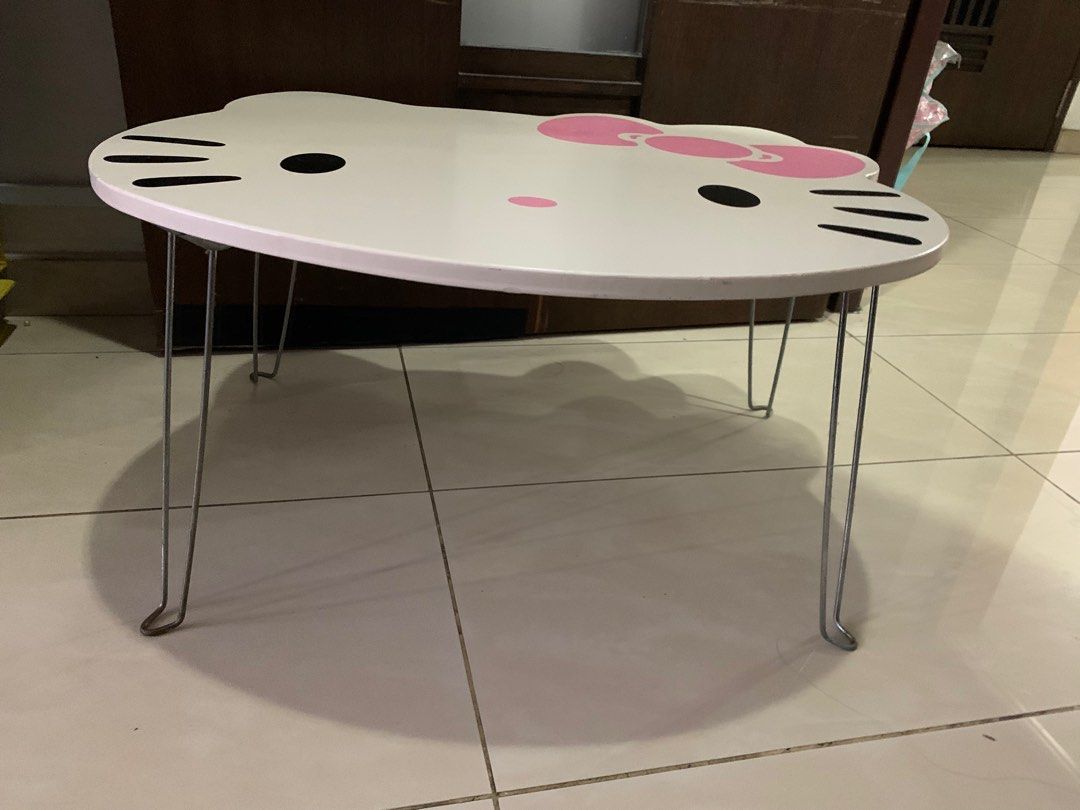 Hello kitty table, Furniture & Home Living, Furniture, Tables & Sets on ...