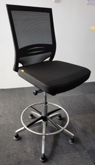 High Pantry Chair (Black), Furniture & Home Living, Furniture, Chairs ...