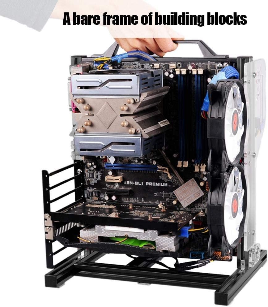 Hilitand Computer Motherboard Case Frame, ATX/MATX/ITX Open Chassis ...