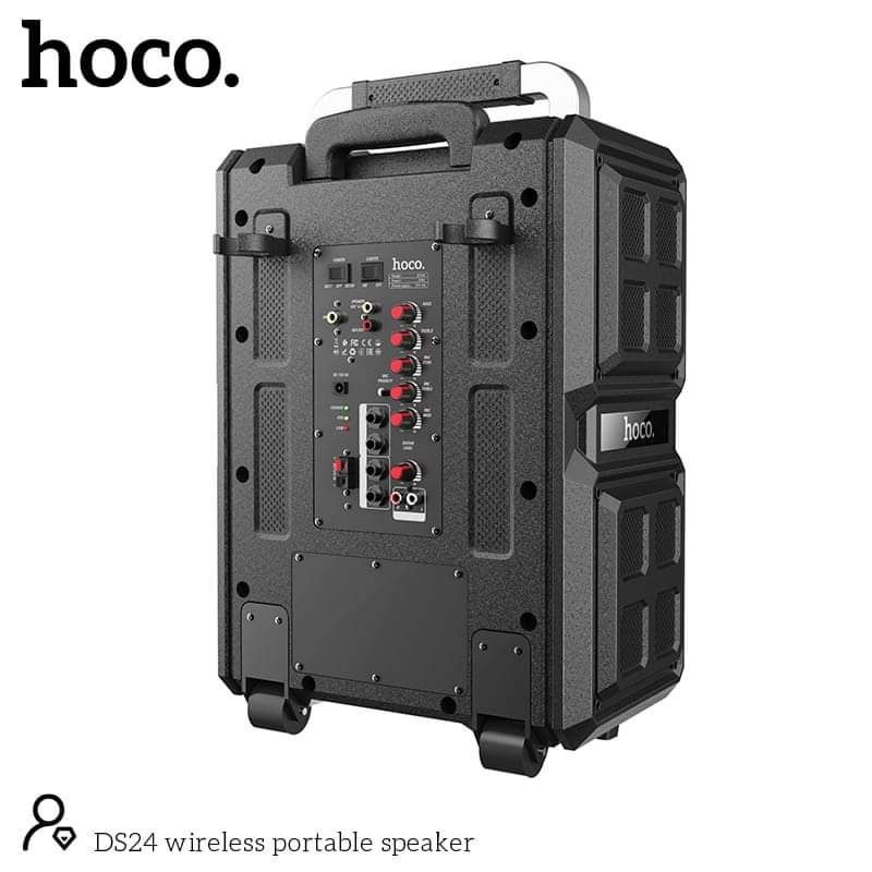 Hoco DS24 Portable Trolley Bluetooth Speaker 10 inch Power 50w Karaoke ...