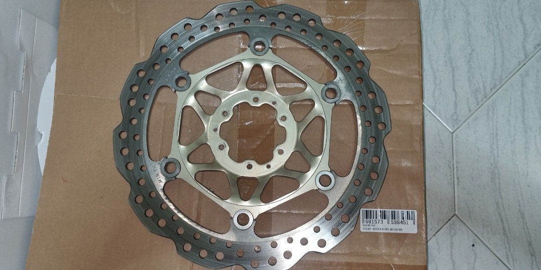 Honda africa twin ORIGINAL JAPAN brake rotors, Motorcycles, Motorcycle ...