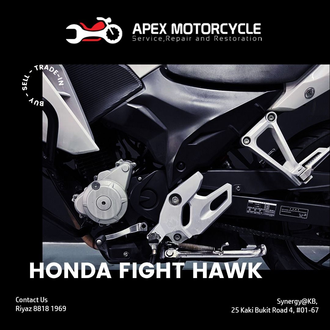 Honda CBF190X Fight Hawk (COE EXPIRY 11/2027), Motorcycles, Motorcycles for Sale, Class 2B on ...