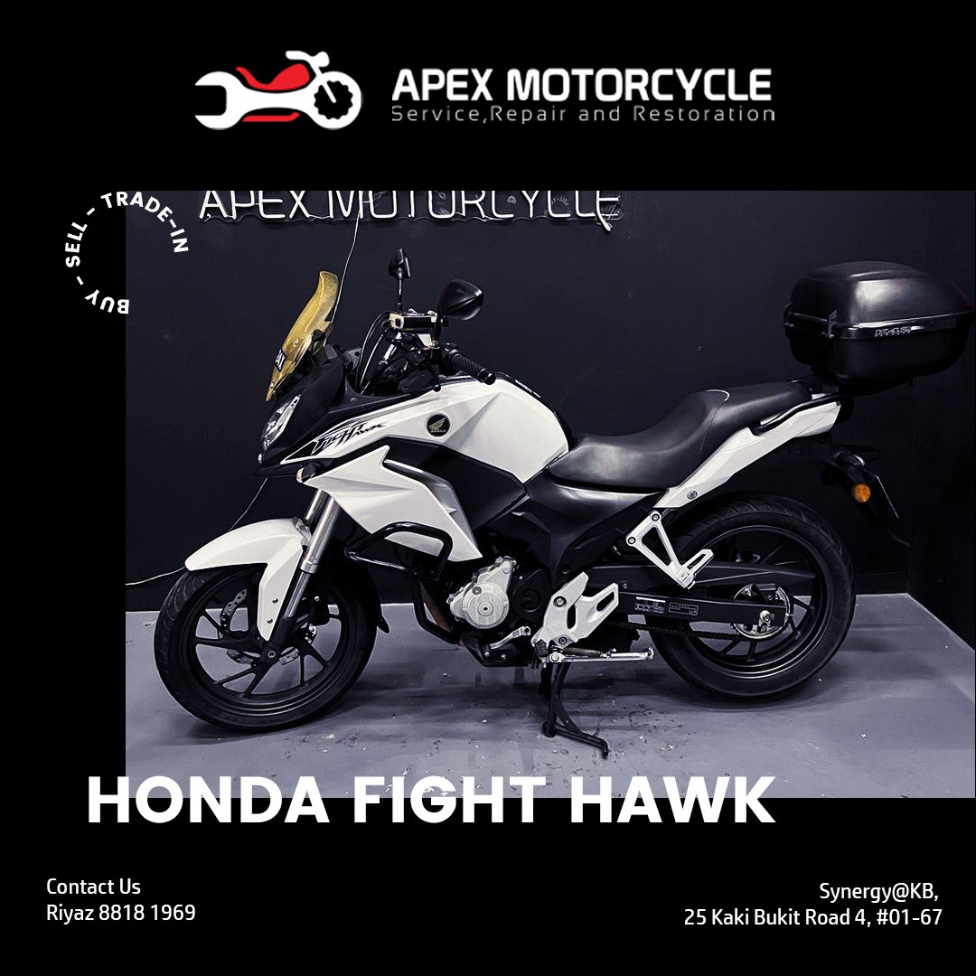Honda CBF190X Fight Hawk (COE EXPIRY 11/2027), Motorcycles, Motorcycles ...