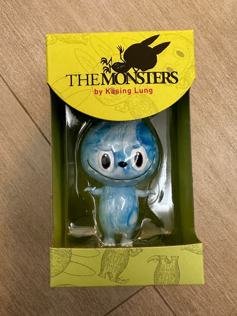 How2work Mini Zimomo Fusion Blue Labubu 龍家昇, 興趣及遊戲, 玩具 & 遊戲類 - Carousell