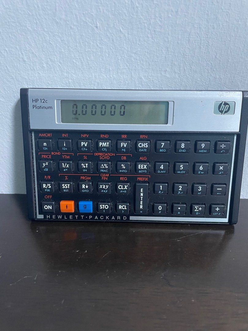 HP 12c Platinum Financial Calculator, Computers & Tech, Office ...