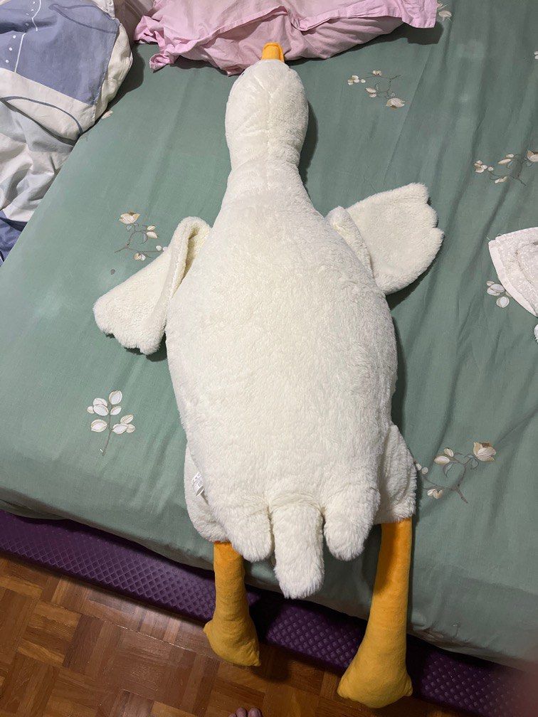 Huge 1meter Duck plushie, Furniture & Home Living, Home Decor, Cushions ...