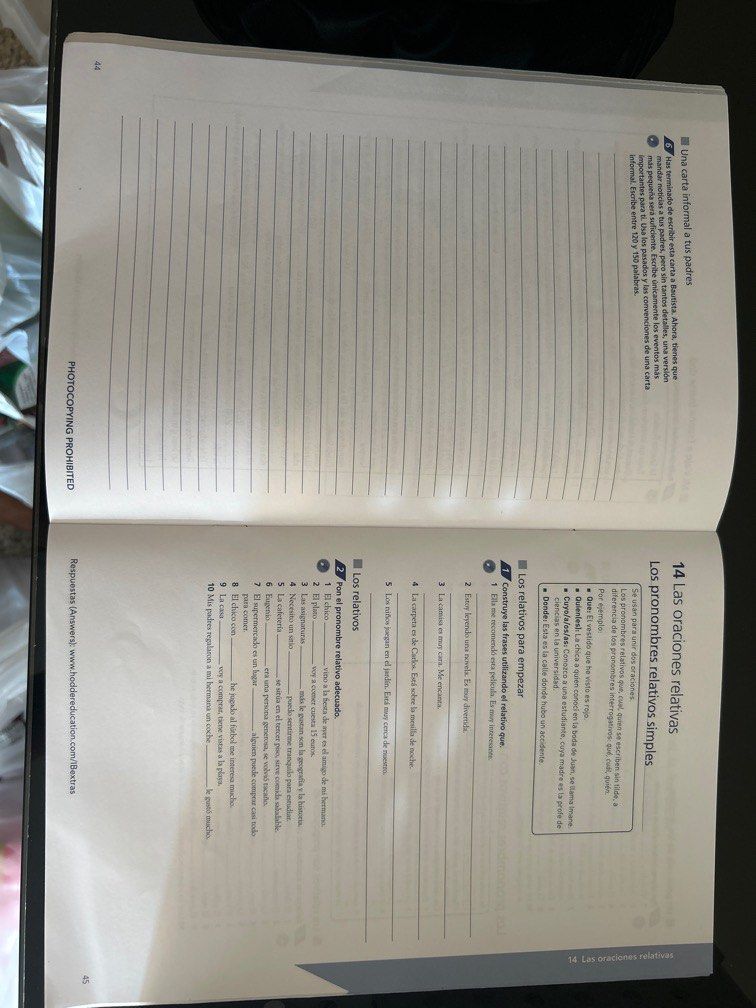 IB Spanish Ab initio- work book, Hobbies & Toys, Books & Magazines ...
