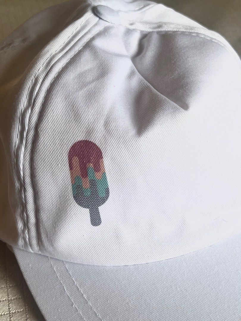 Ice cream white cap design, Men's Fashion, Watches & Accessories, Caps ...