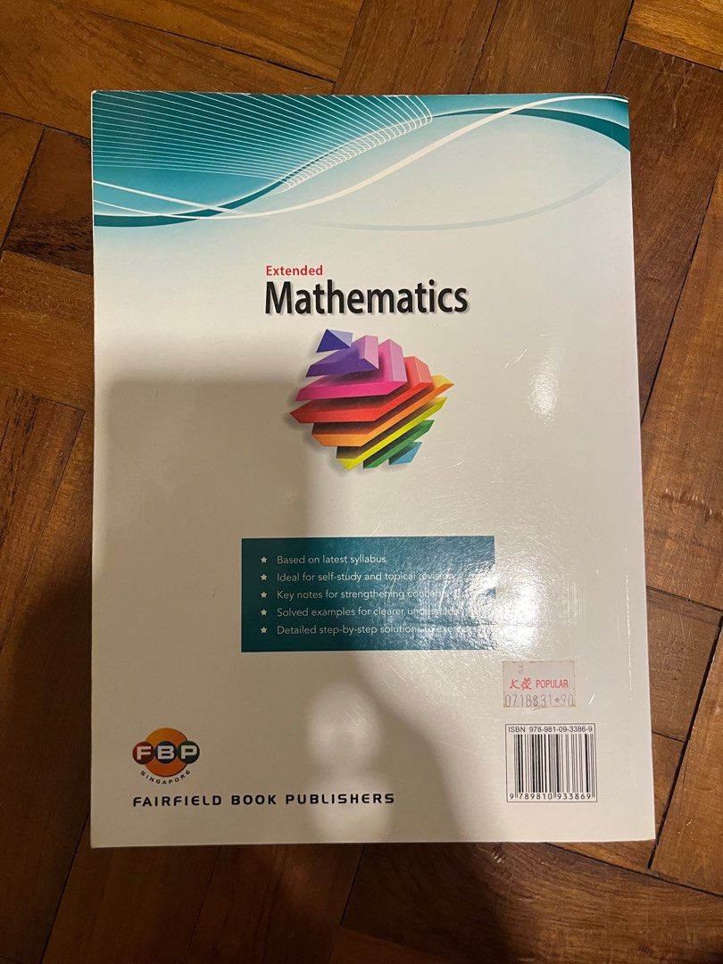 Igcse Extended Mathematics Textbook Hobbies And Toys Books And Magazines Textbooks On Carousell