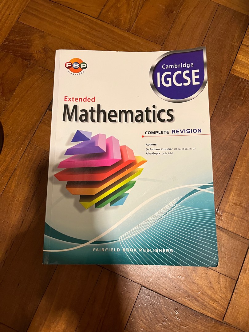 IGCSE Extended Mathematics Textbook, Hobbies & Toys, Books & Magazines ...