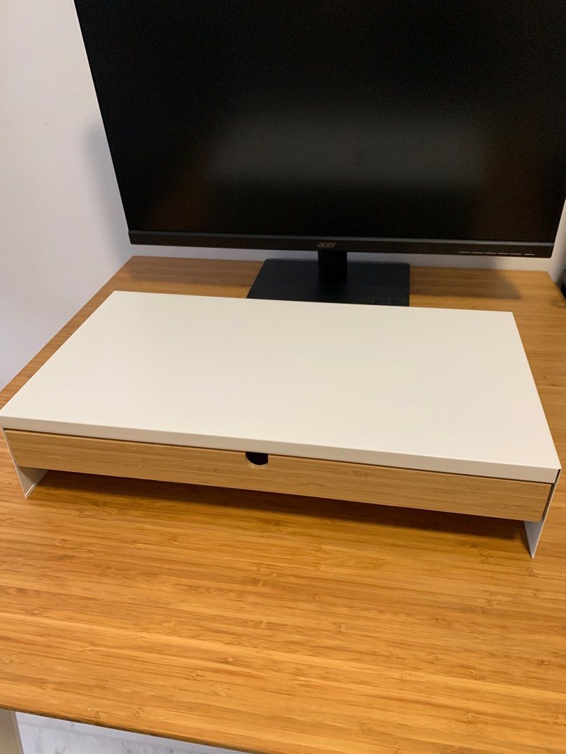 IKEA ELLOVEN Monitor Stand with Drawer, Computers & Tech, Parts ...