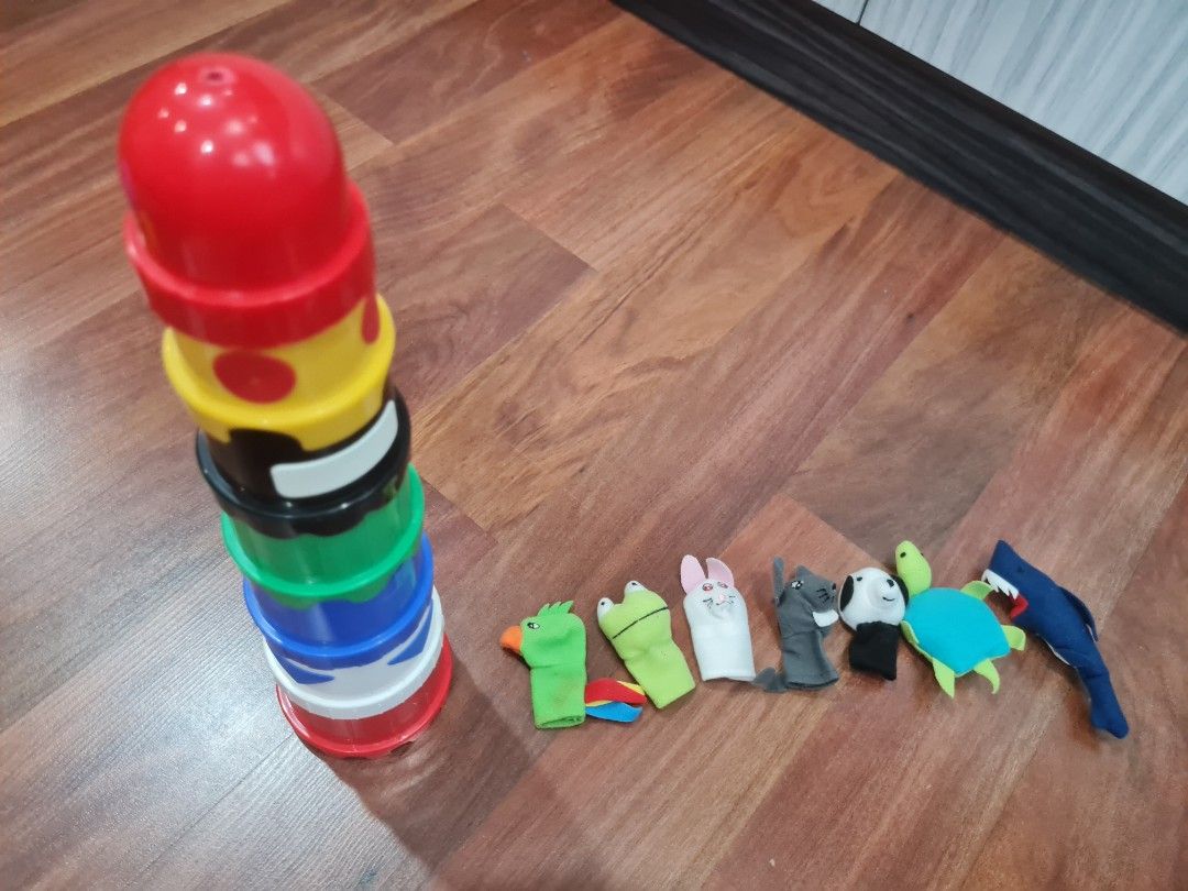 Ikea stack toys and finger puppets, Hobbies & Toys, Toys & Games on ...