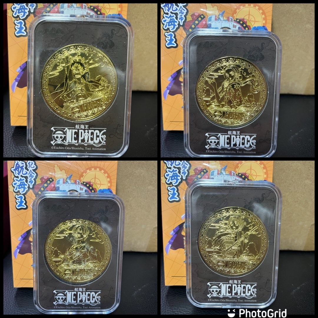 [Instock] TES x KJ one piece coin, Hobbies & Toys, Toys & Games on ...