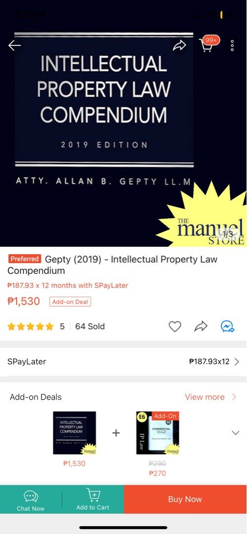 Intellectual Property Law Compendium Atty Gepty Hobbies And Toys Books
