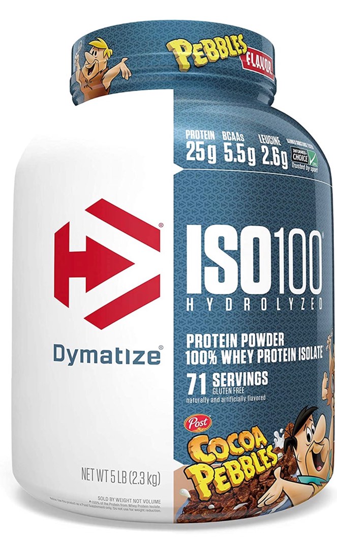 ISO100 Cocoa Pebbles 5lb, Health & Nutrition, Health Supplements ...