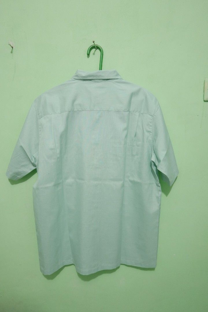 Japanese Work Shirts Fukutsu, Fesyen Pria, Pakaian , Atasan di Carousell