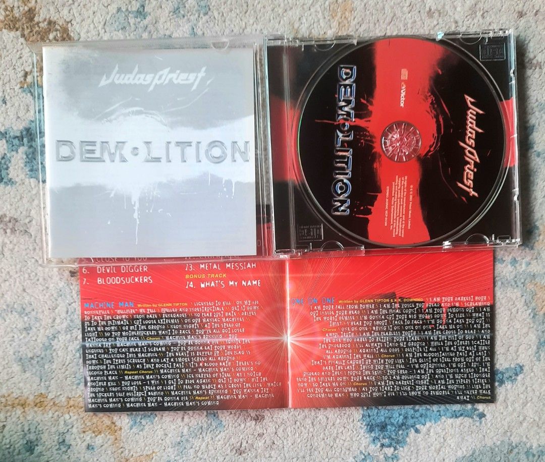 Judas Priest - Demolition VICP-61349 CD, Hobbies & Toys, Music & Media, CDs & DVDs on Carousell