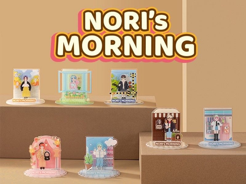 (JAPAN EXCLUSIVE) Just a girl nori's morning acrylic phone stand ...