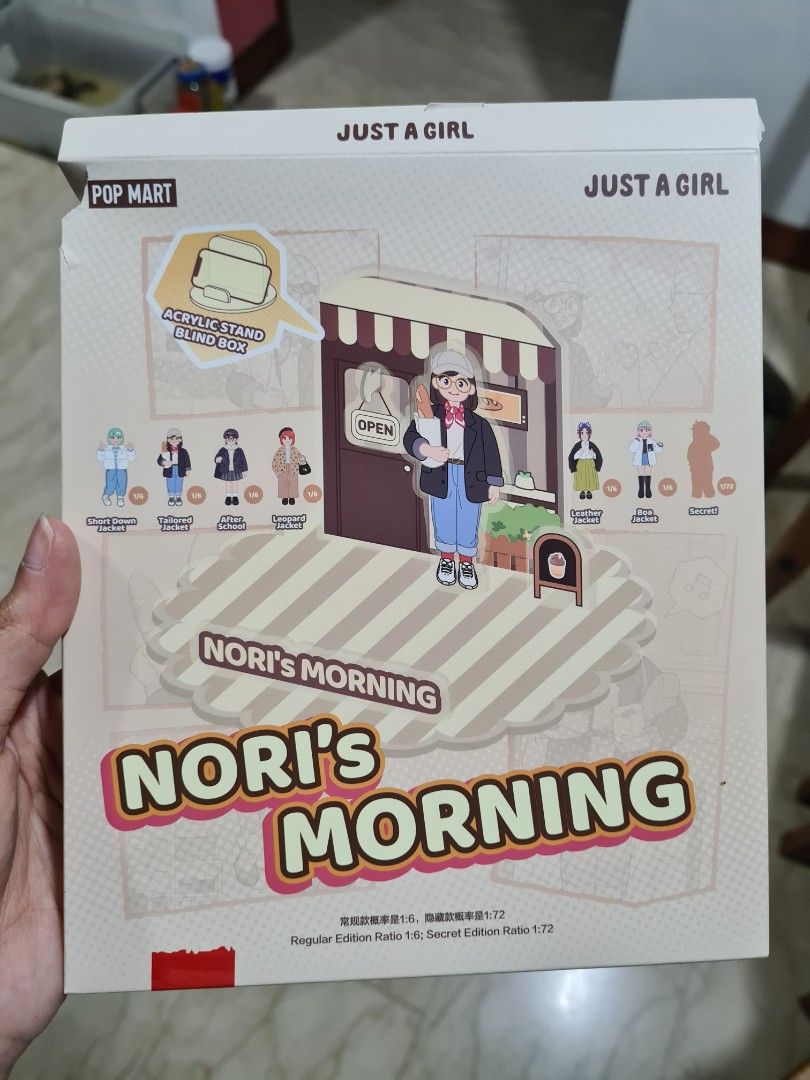 (JAPAN EXCLUSIVE) Just a girl nori's morning acrylic phone stand ...